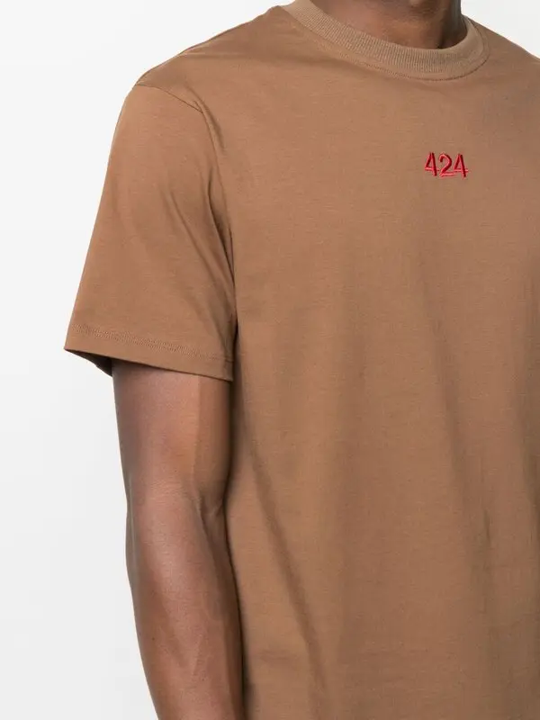 424 Embroidered Micro Logo T-shirt