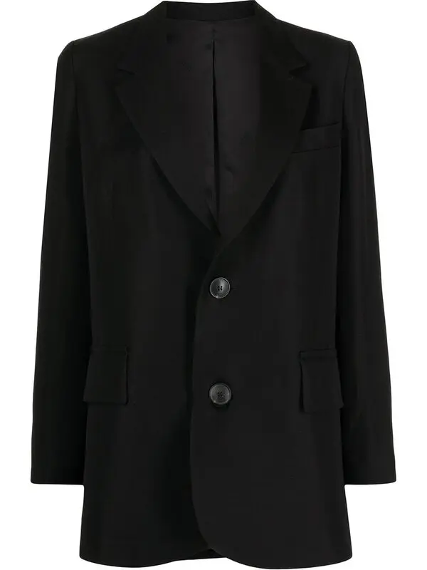 Ami Single-breasted Blazer - Black
