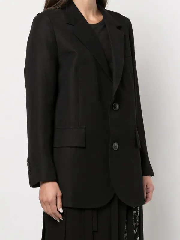 Ami Single-breasted Blazer - Black