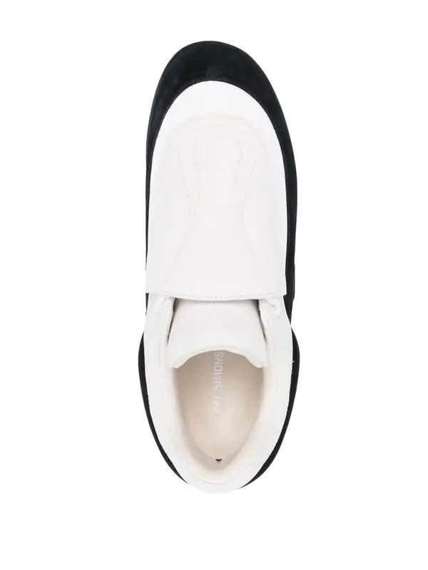 Raf Simons Antei Two-Tone Low-Top Sneakers In White - 59  display picture 1
