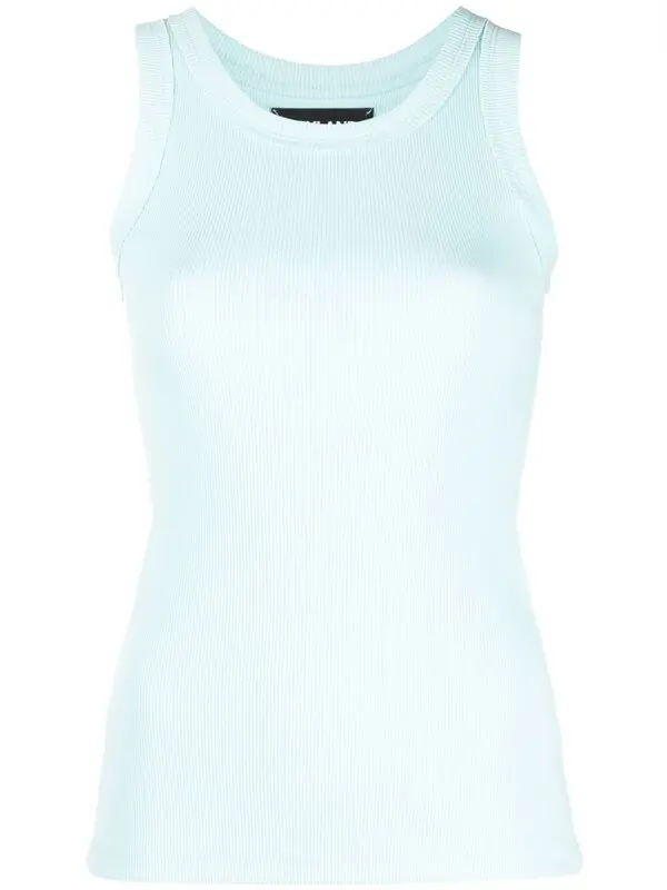 STYLAND Fitted Tank Top - Blue