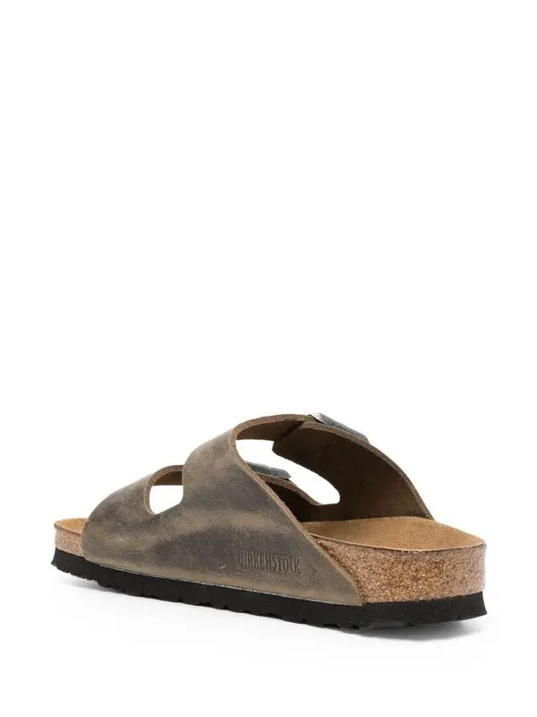 BIRKENSTOCK Arizona Leather Sandals - Green