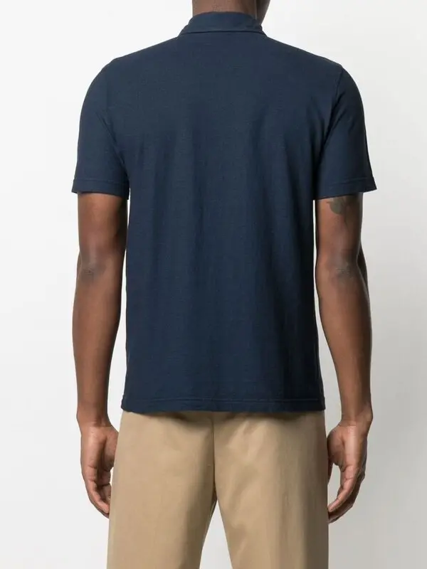 DRUMOHR Short-sleeved Polo Shirt - Blue