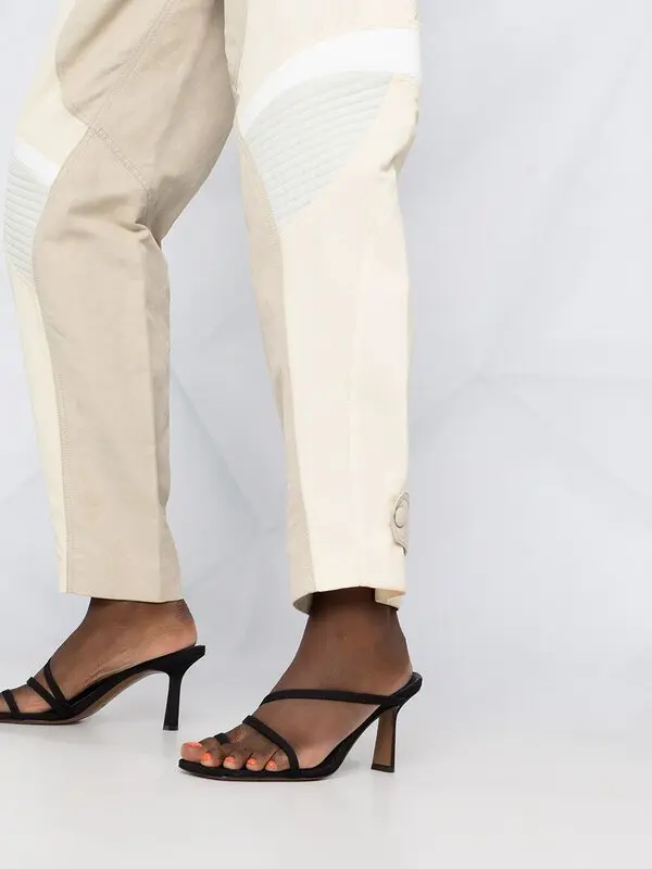 Stella McCartney Panelled Tapered Trousers - Neutrals