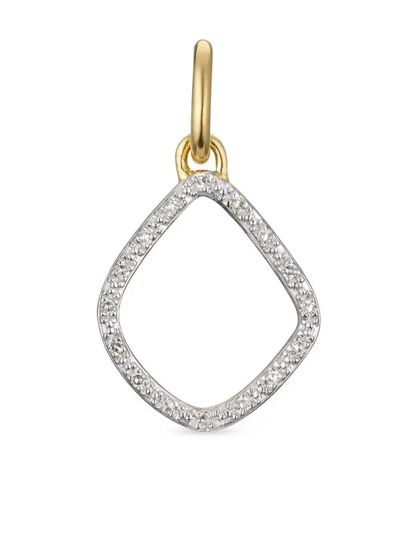 Monica Vinader Riva Kite Diamond Pendant Charm - Gold