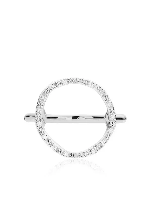 Monica Vinader Riva Circle Diamond Ring