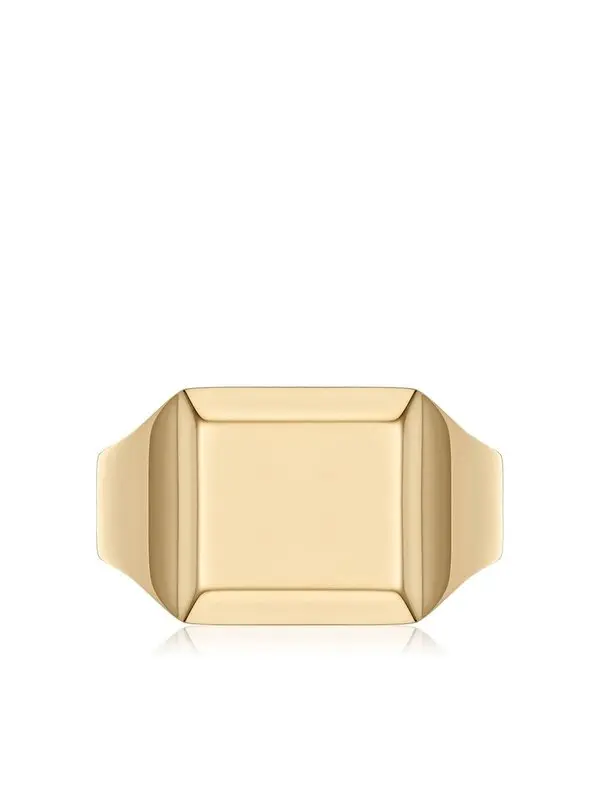Monica Vinader Signature Signet Ring - Gold