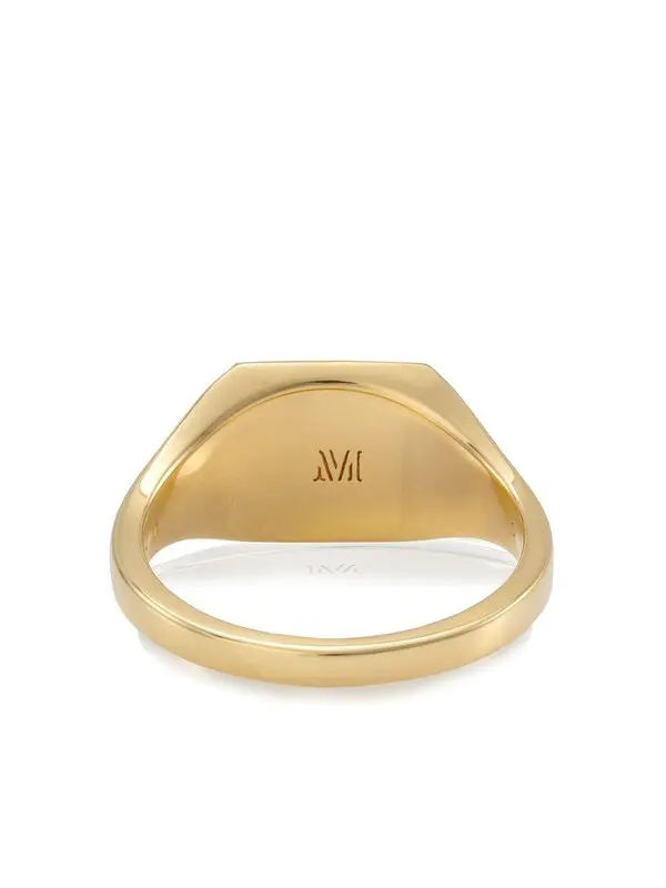 Monica Vinader Signature Signet Ring - Gold