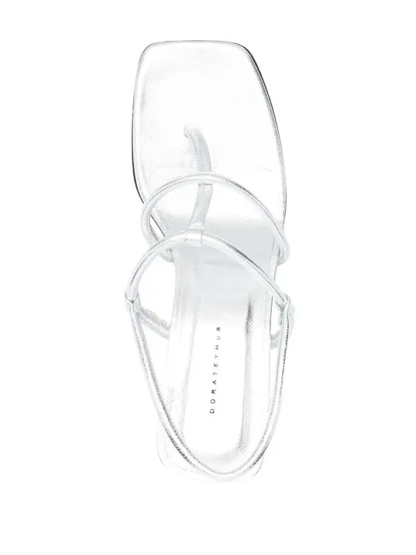 DORA TEYMUR Heeled Thong Sandals