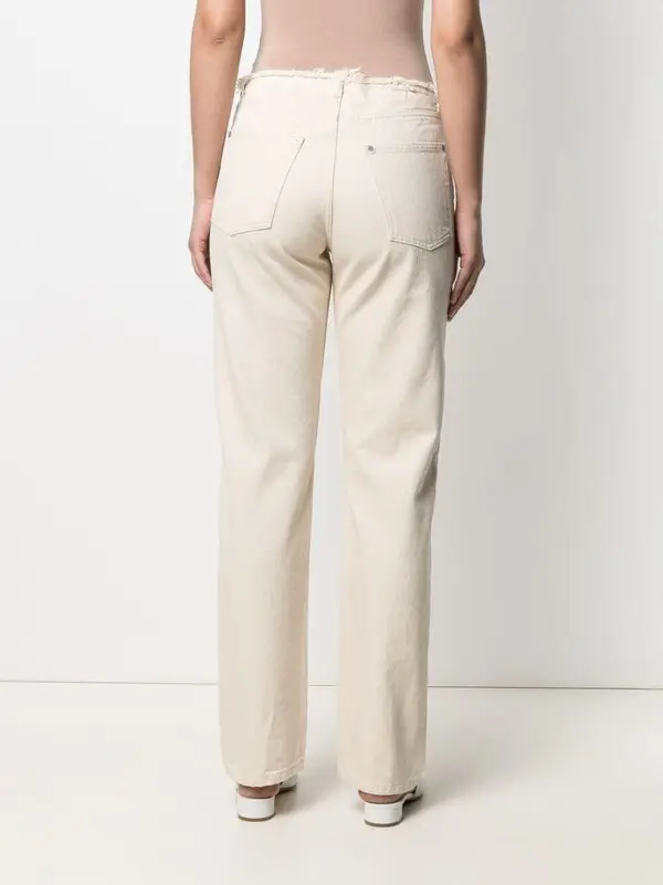MAISON MARGIELA Frayed Straight-leg Jeans