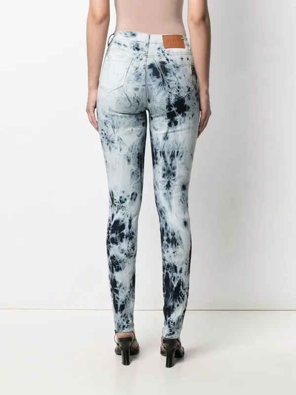 Philipp Plein High-waisted Skinny Jeggings - Blue