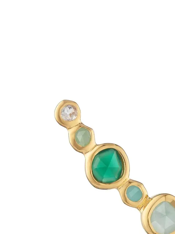 Monica Vinader 18kt Vermeil Embellished Climber Earrings