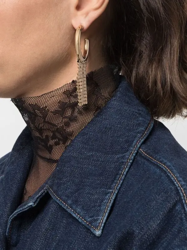 Rabanne Pixel Hoop Earrings