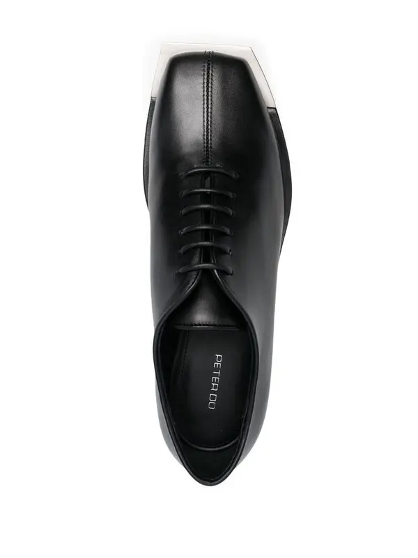 Peter Do Metal-Tip Lace-Up Shoes In Black - 62% Off | Editorialist