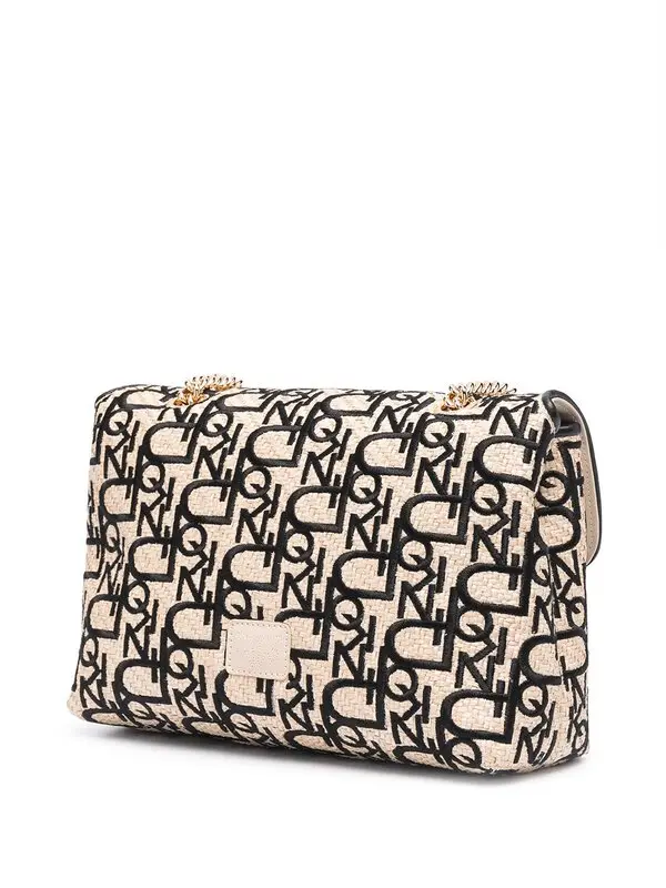 Pinko Jacquard Love Crossbody Bag