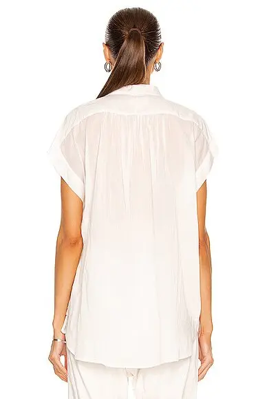 NILI LOTAN Normandy Blouse In Yellow