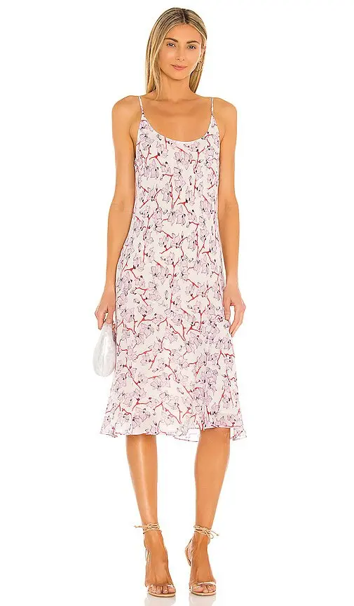 rag and bone pink dress Rag & Bone Eva Floral Slip Dress In Lavender In Pink Floral - 52% Off