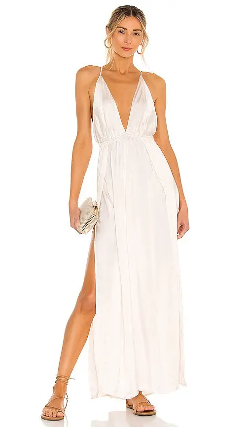 dresses maxi dress with ruffles PRETTYGARDEN Womens Summer Strapless Maxi Dresses Ruffle Tube Asymmetr