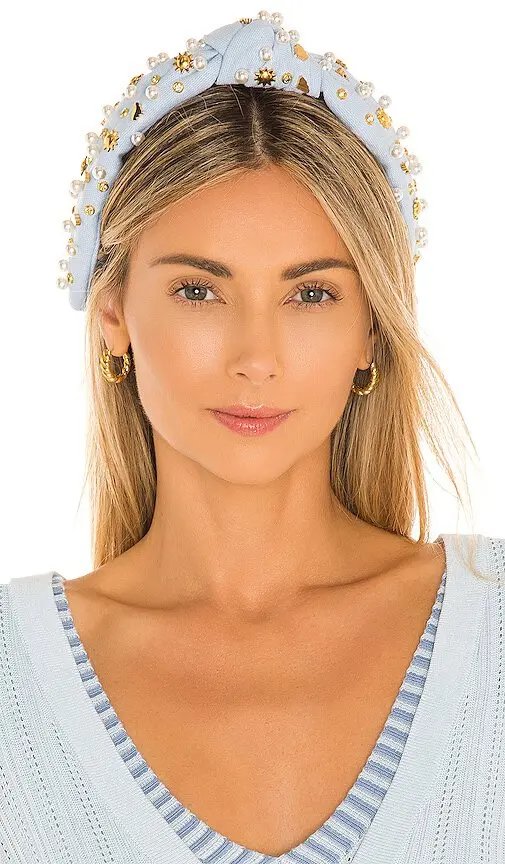 Lele Sadoughi Light Blue Headband Amazon.com: Lele Sadoughi Women main image 2