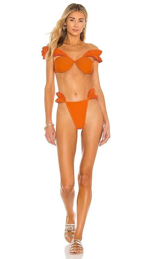 ANDREA IYAMAH Mulan Bikini Top