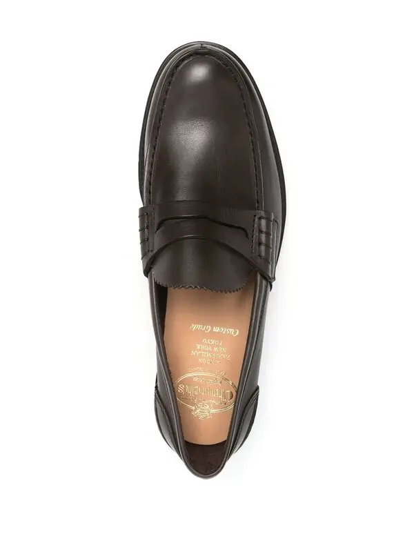 Church's Polished-finish Round-toe Loafers - Brown