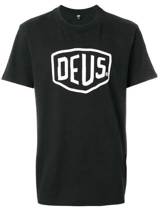 Deus Ex Machina Oversized Logo T-shirt - Black