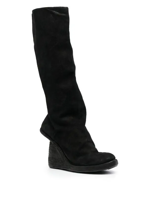 Guidi Asymmetric-heel Knee Boots