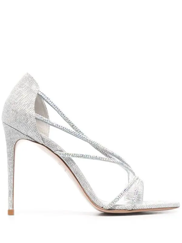 LE SILLA Divina Glitter-effect Sandals - Grey
