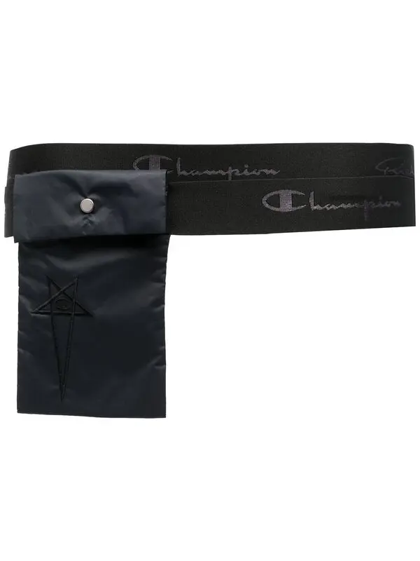 Rick Owens Embroidered-logo Pocket Belt