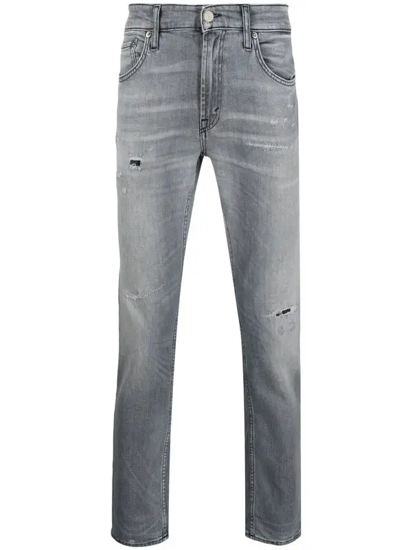 DEPARTMENT 5 Distressed Slim-leg Jeans