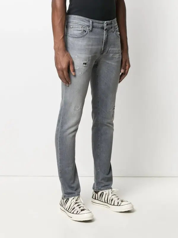 DEPARTMENT 5 Distressed Slim-leg Jeans