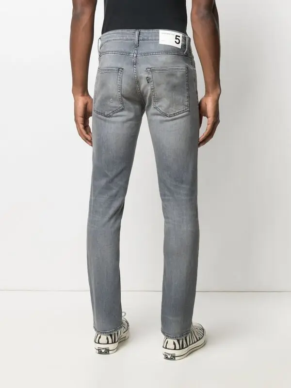 DEPARTMENT 5 Distressed Slim-leg Jeans