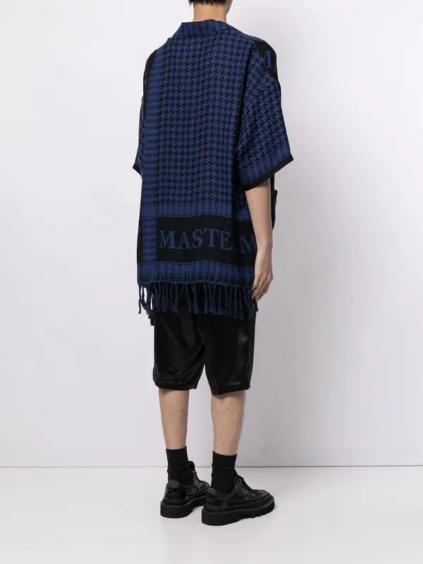 MASTERMIND WORLD Geometric Logo-print Cotton Shirt