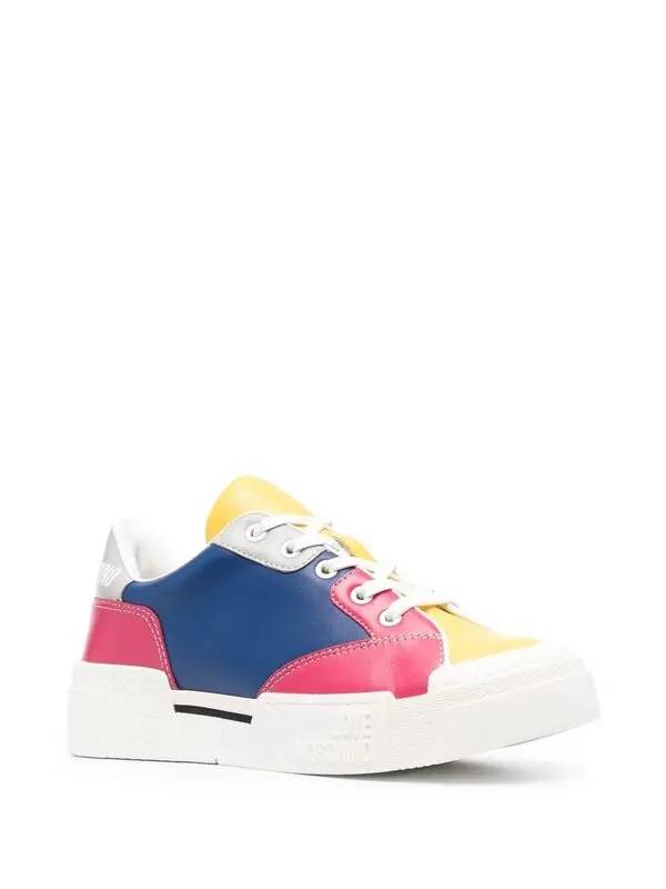Moschino Colour-block Panel Sneakers