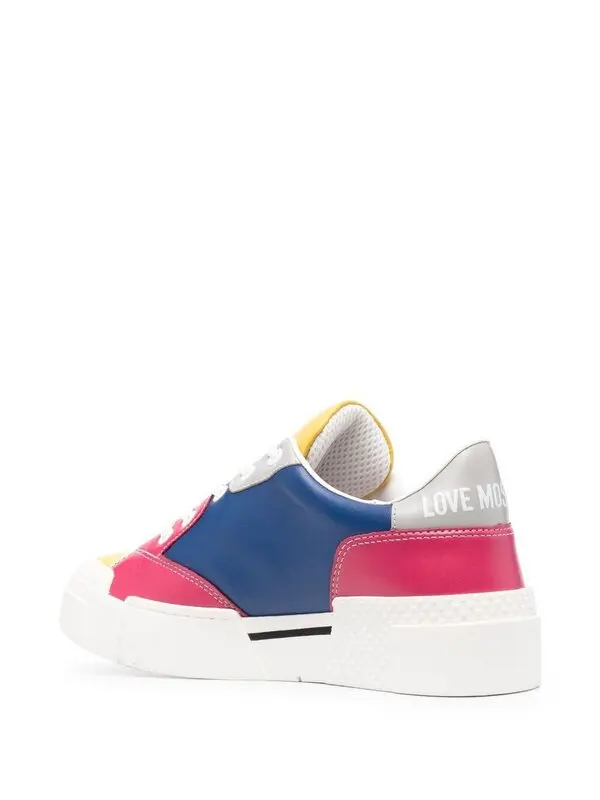 Moschino Colour-block Panel Sneakers
