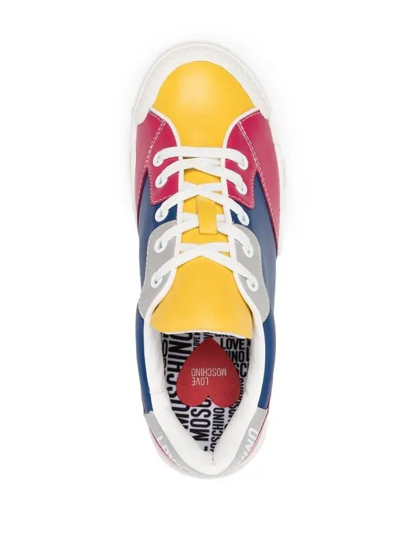 Moschino Colour-block Panel Sneakers