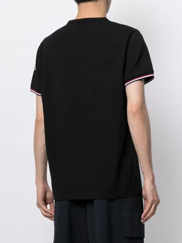 Moncler Crew Neck Jersey T-shirt - Blue