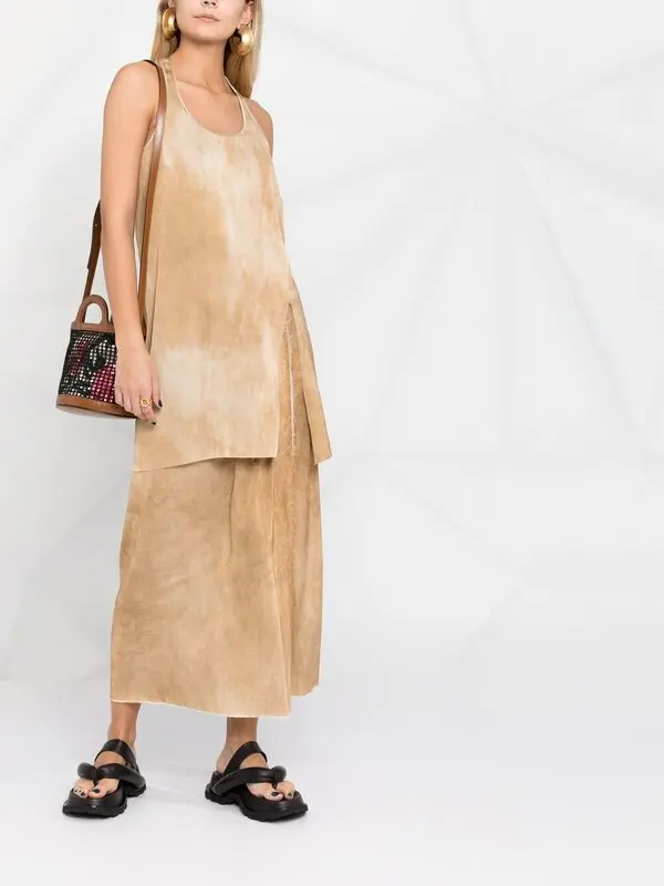 UMA WANG Raw-cut Maxi Skirt