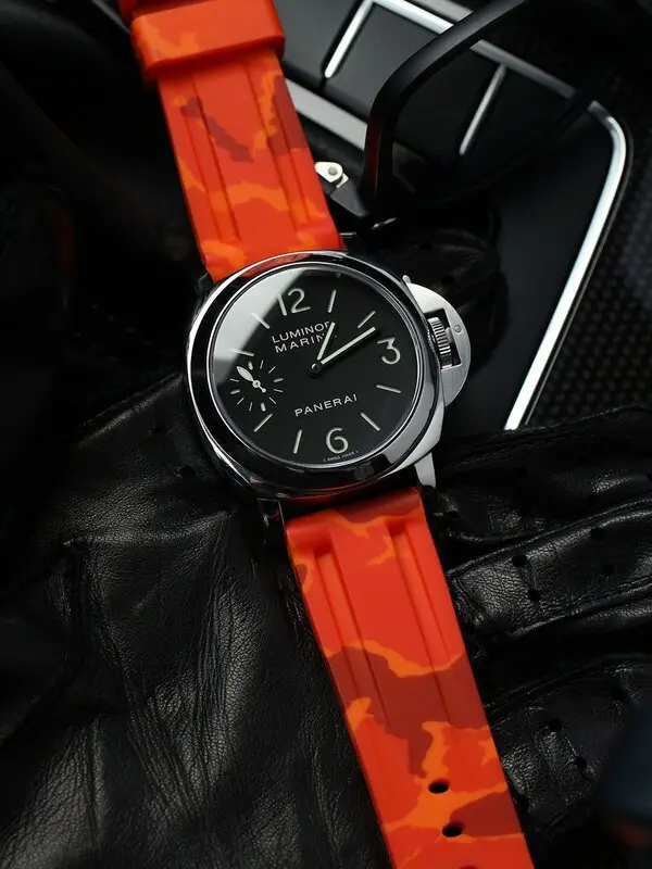 HORUS WATCH STRAPS 24mm Watch Strap - Orange