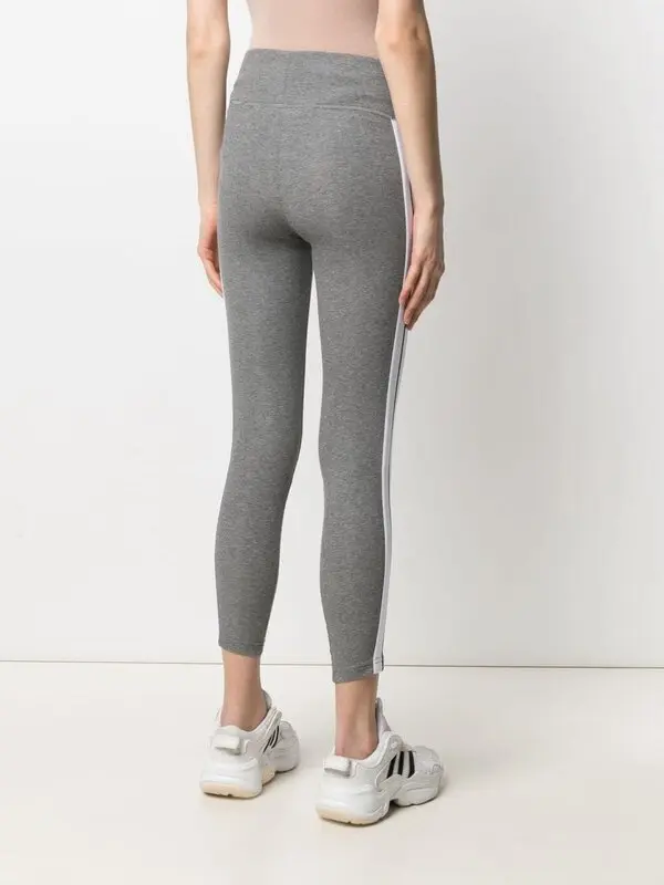 Palm Angels Side-stripe Performance Leggings - Grey