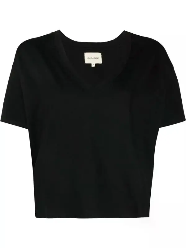 Loulou De Saison V-neck T-shirt - Black