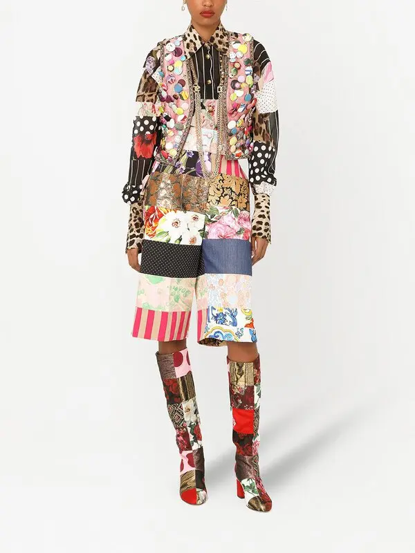 Dolce & Gabbana Mix-print Shirt