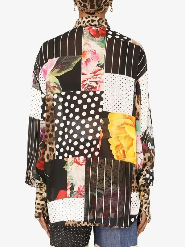 Dolce & Gabbana Mix-print Shirt