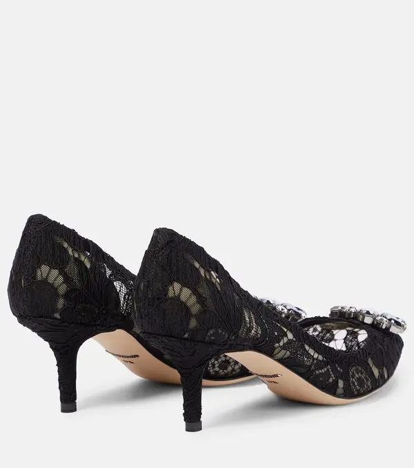 Dolce & Gabbana Bellucci Embellished Lace Pumps