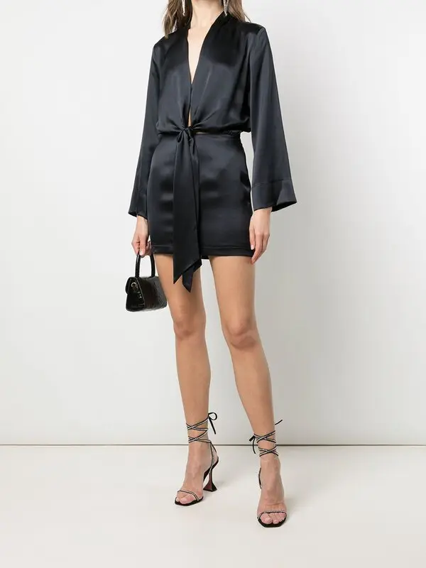 michelle mason leather dress Michelle Mason | Dresses | Michelle Mason Faux Leather Asymmetrical Mini  Dress In Black
