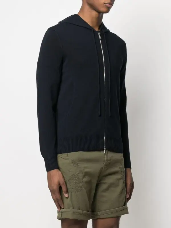 DRUMOHR Knitted Zip-up Hoodie