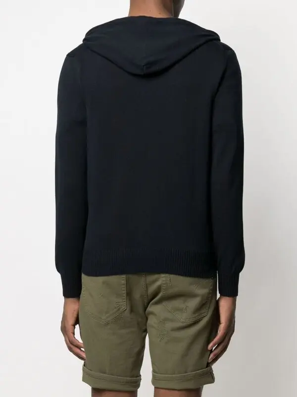 DRUMOHR Knitted Zip-up Hoodie