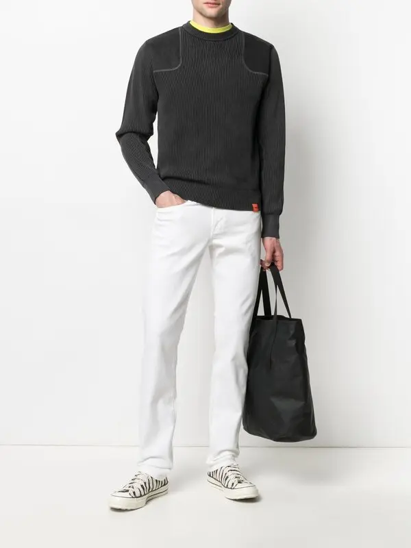 FRAME Straight-leg Jeans - White