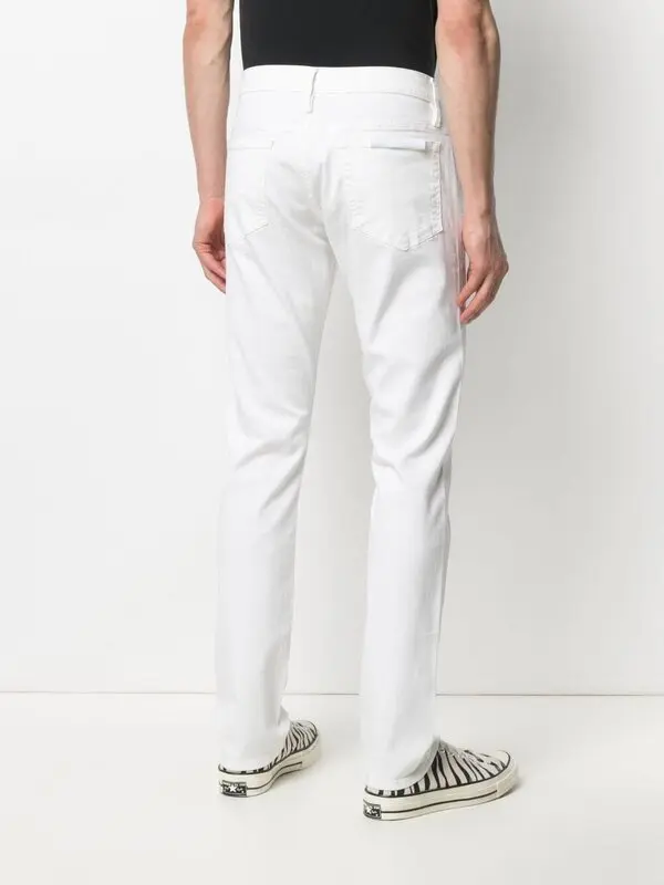 FRAME Straight-leg Jeans - White