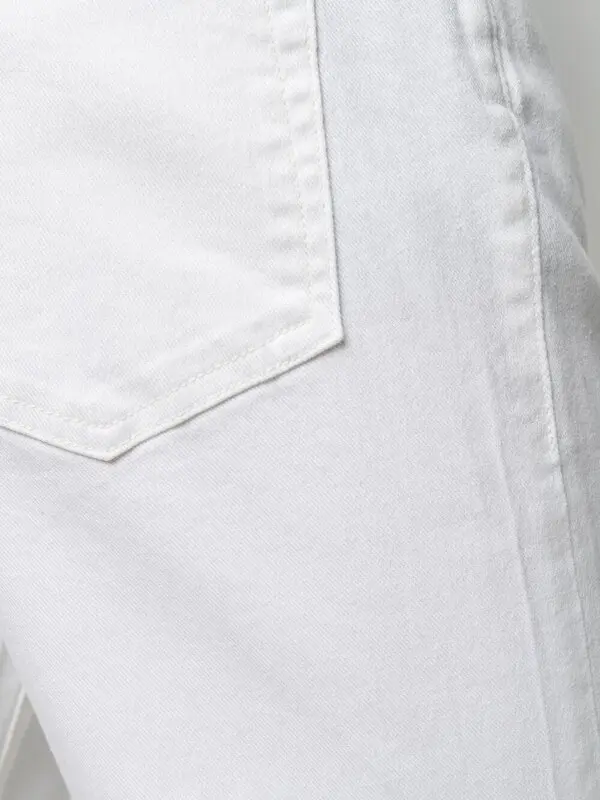 FRAME Straight-leg Jeans - White